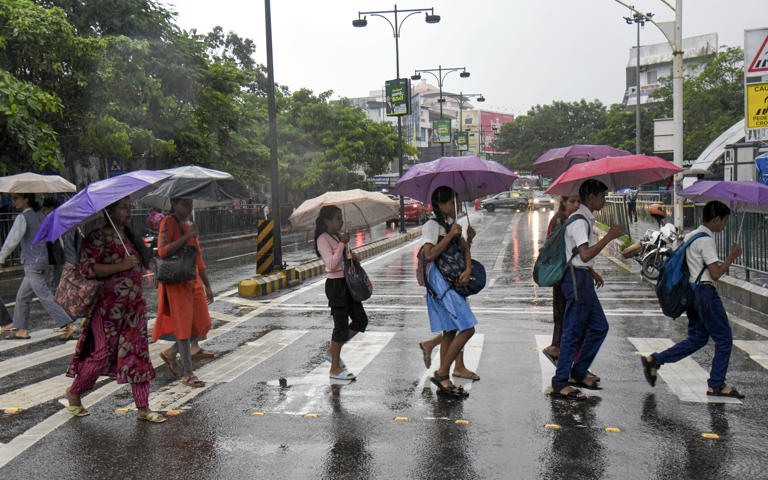 Heavy rains, strong winds lash Kerala, damage property, vehicles ...