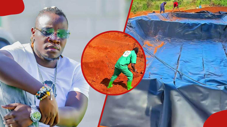 Guardian Angel shows off progress of fish pond, azolla plant he's ...