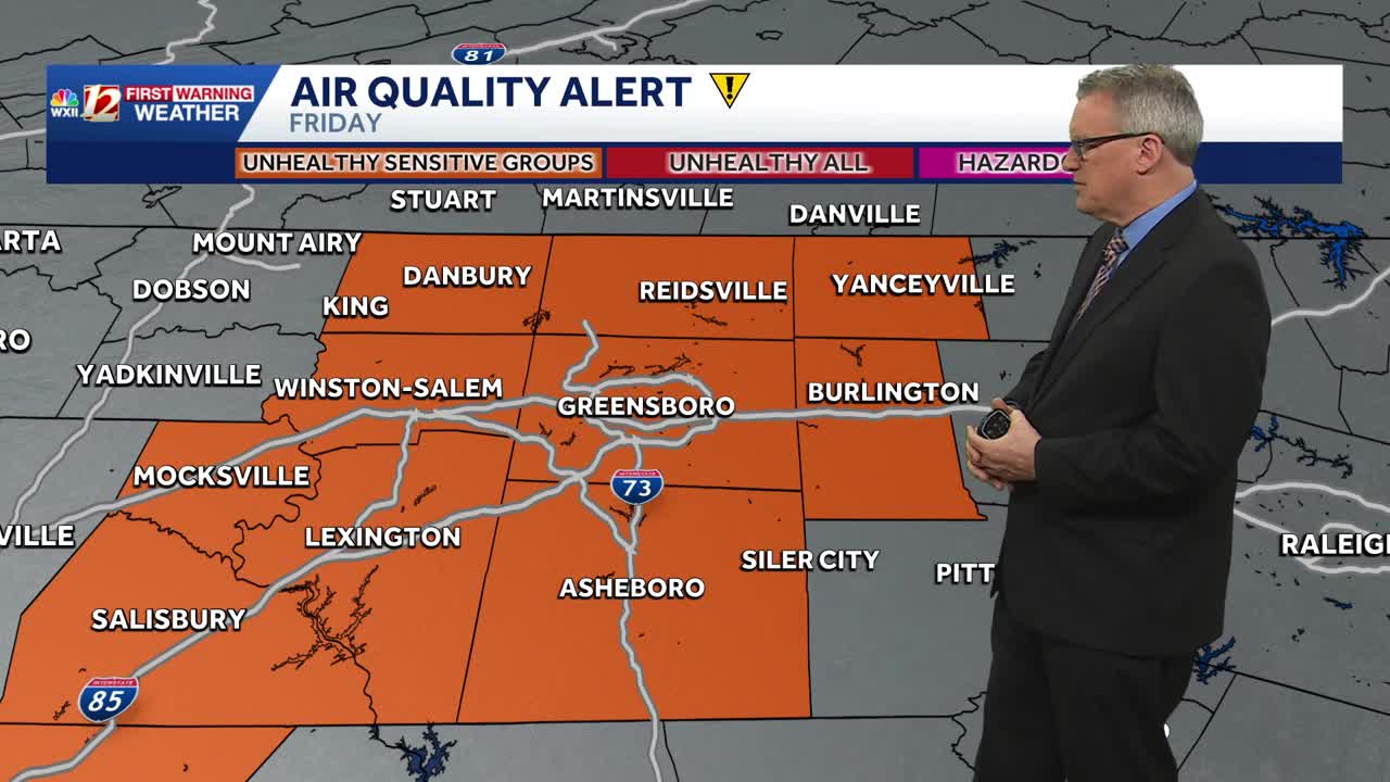 Building Triad heat will create elevated levels of ground-level ozone ...