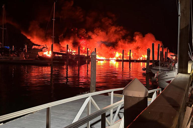 Winthrop yacht club fire: Horror inferno ravages historic Massachusetts ...