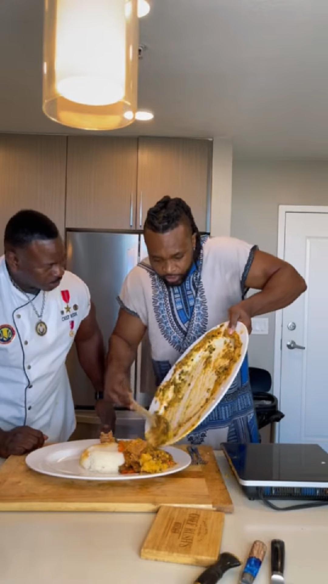 Chef Rush tries African food for the first time!