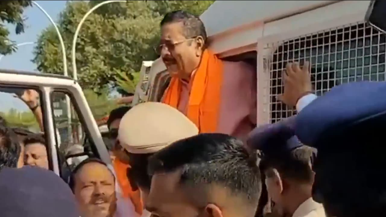 Karnataka: BJP MLA Yatnal held during saffron shawl protest vs hijab