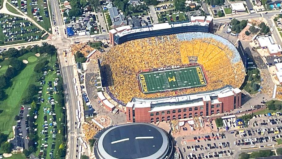 What should Michigan do about the student section at football games?