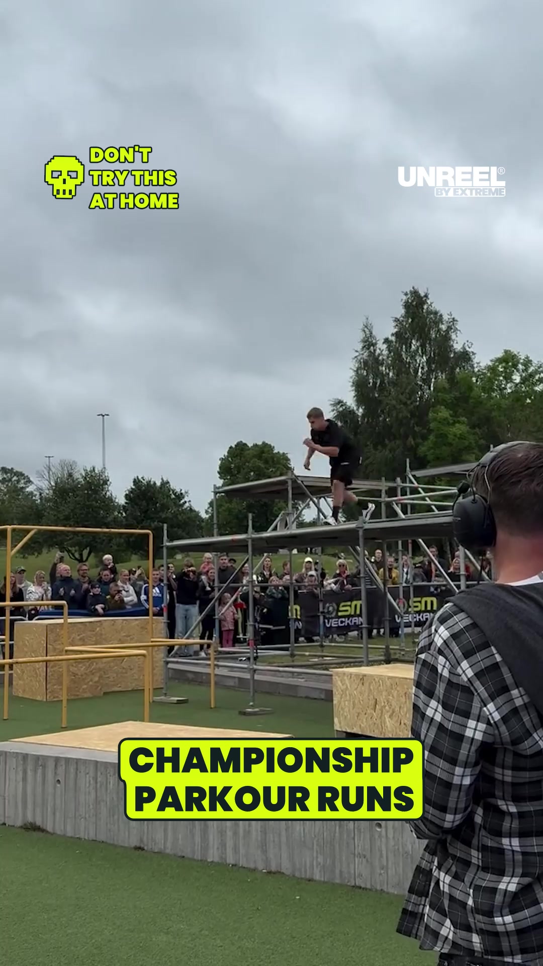 Championship parkour runs