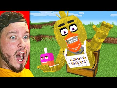 Fooling my friend with FNAF in Minecraft