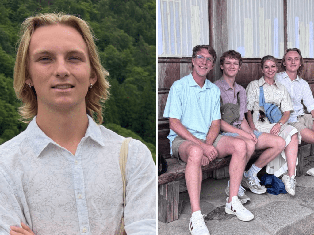 Weston Higginbotham: Parents release search map for son missing in Japan