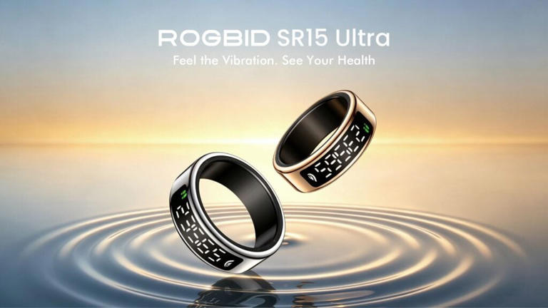 Rogbid launches SR15 Ultra smart ring with built-in display, vibration ...
