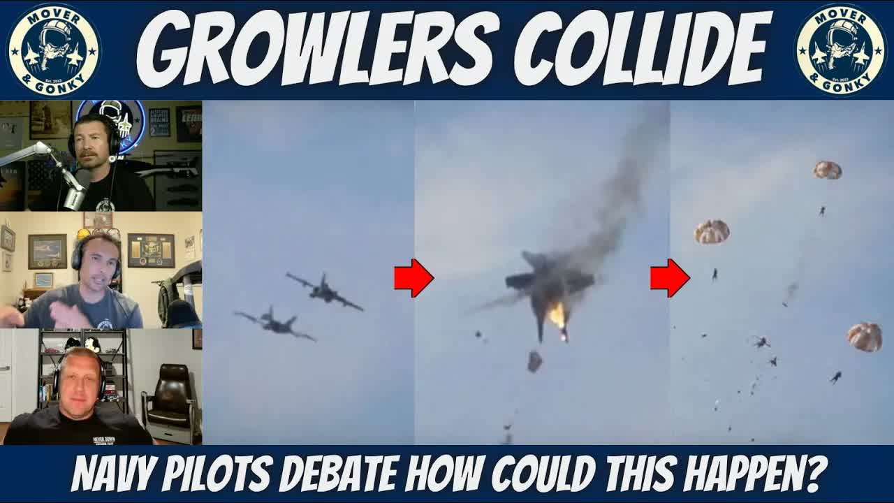 E/A-18 midair collision: Fighter pilots react
