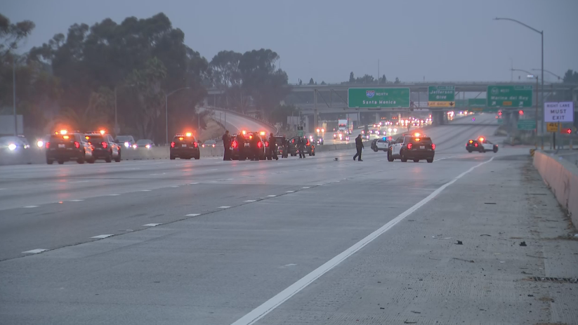 Northbound 405 Freeway in Westchester closed for morning investigation ...