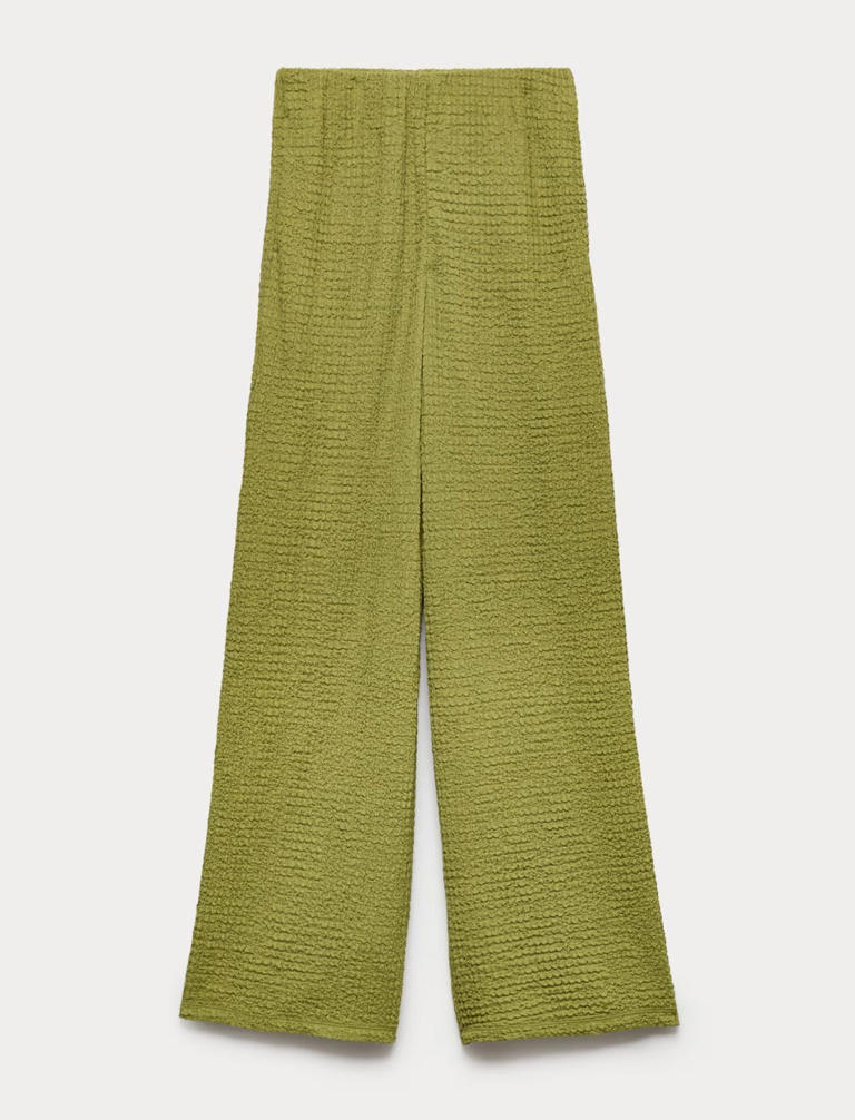 M&S's lime green blouse and trouser set is the easy, comfy way to wear ...