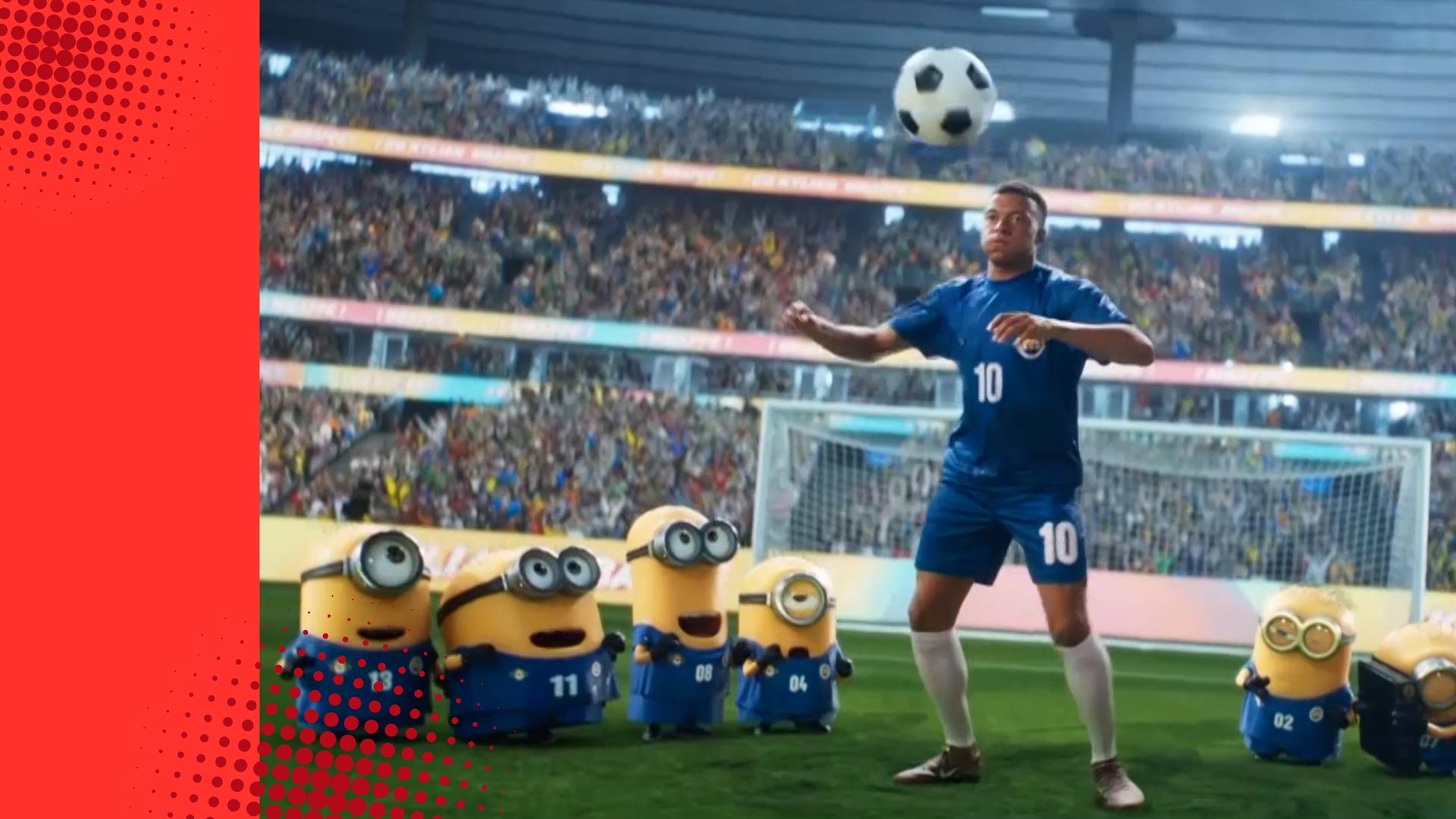 Minions, monsters... and Mbappe - Soccer icon stars in a movie trailer ...