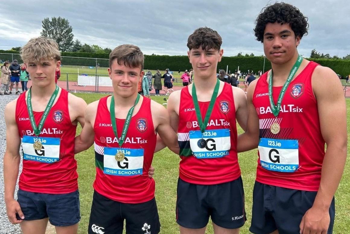 Coleraine Grammar School athletes make history by lifting 4x100m title ...