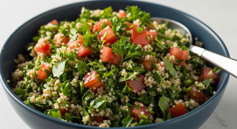 Le taboulé libanais : la vraie recette authentique (avec beaucoup de ...