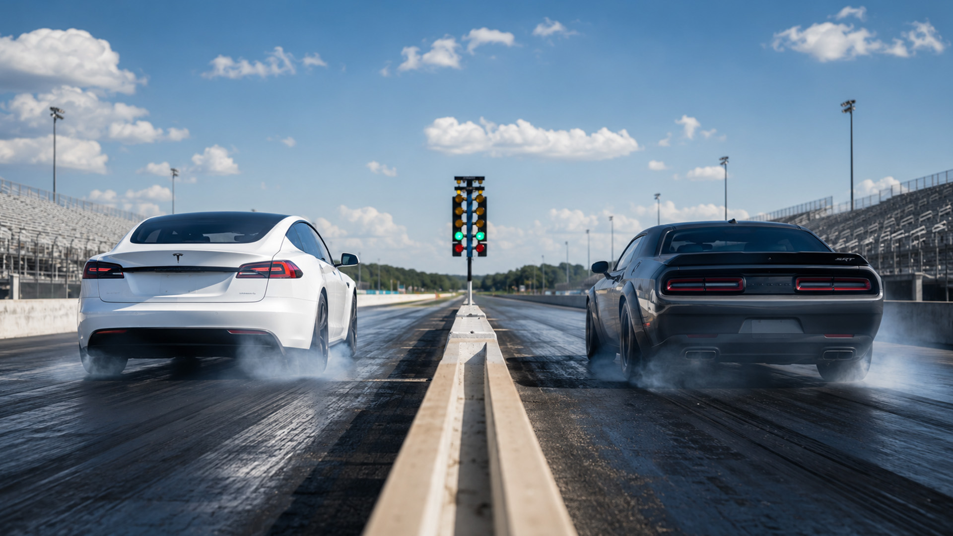 Can 797HP Hellcat Redeye Beat Tesla Model S Drag Race