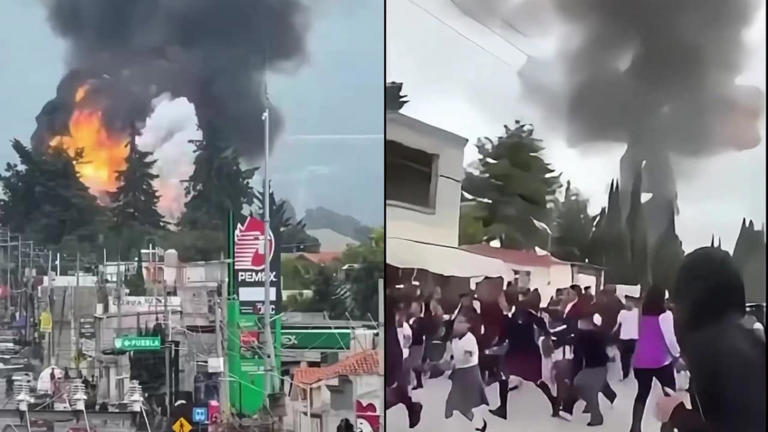 Video: 'Mushroom cloud' over Mexico as tanker carrying stolen fuel explodes