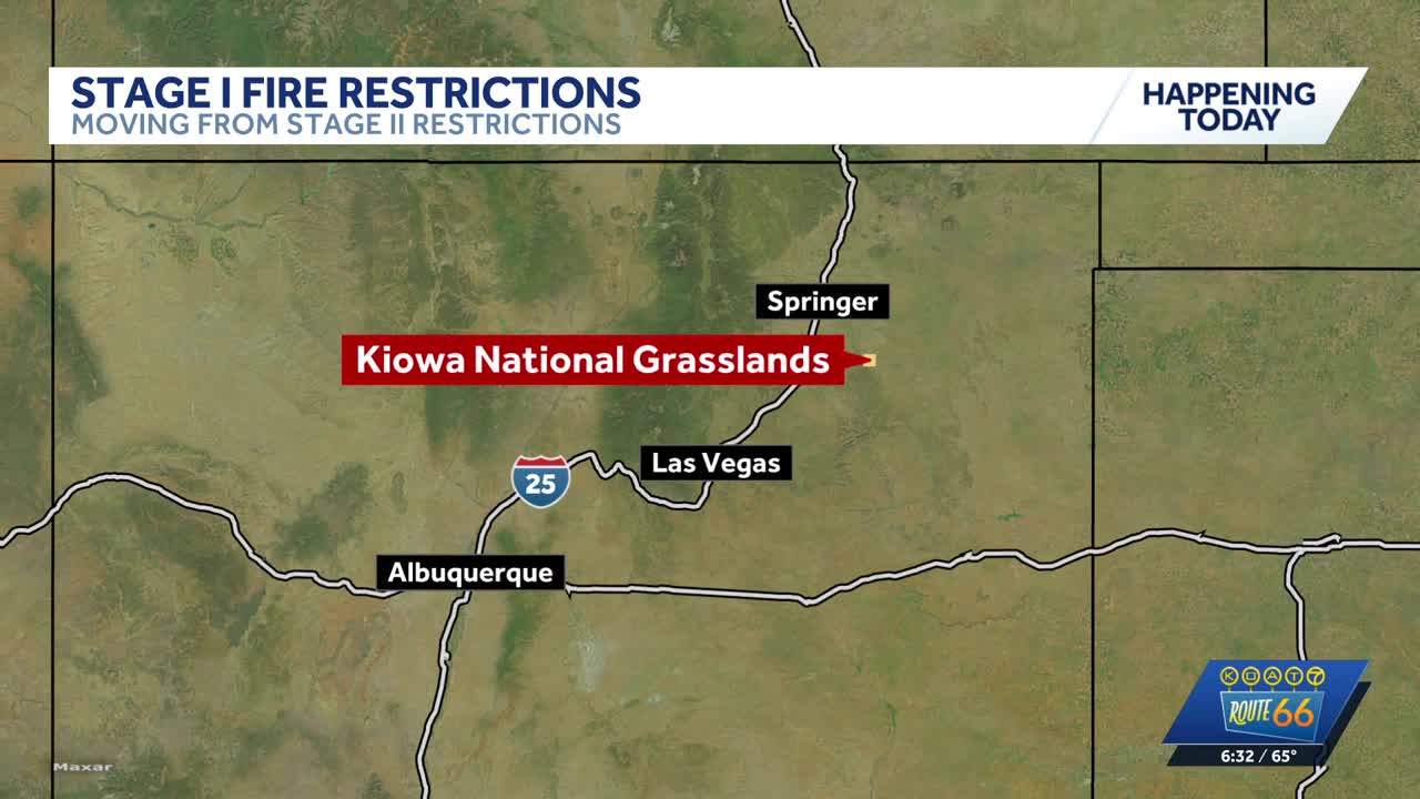 Kiowa and Rita-Blanca National Grasslands Stage 1 fire restrictions