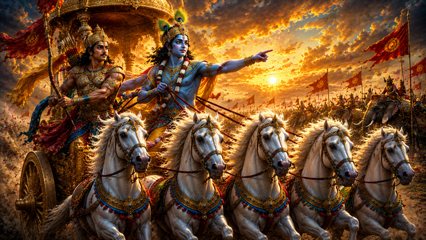Why did Krishna remain silent when Abhimanyu was trapped in Chakravyuh?