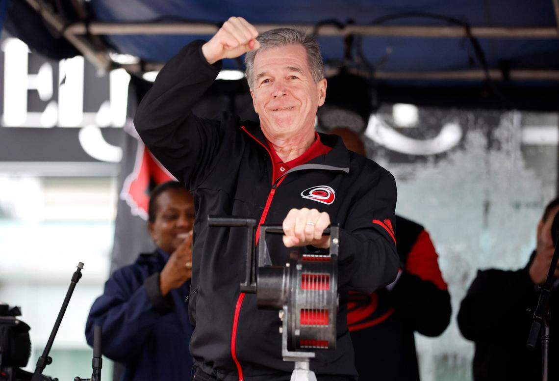 Why Roy Cooper wants Canes to win Stanley Cup - and drink Sun Drop from it