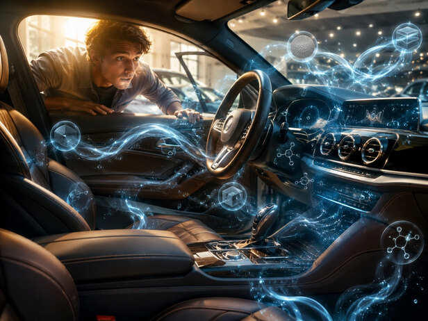 Why do new cars smell different?