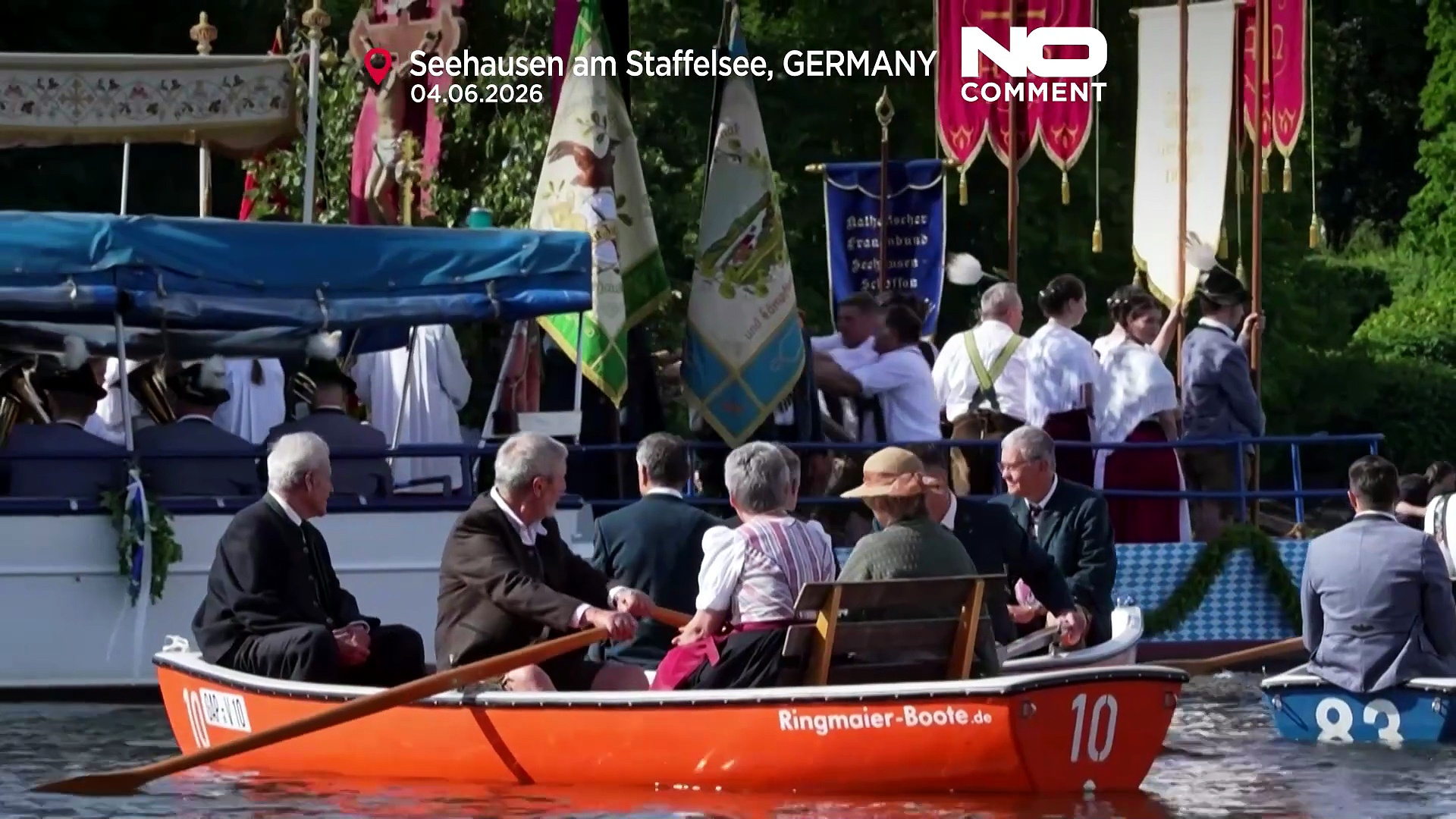 Germany: Bavarian lake procession marks centuries-old boat tradition ...