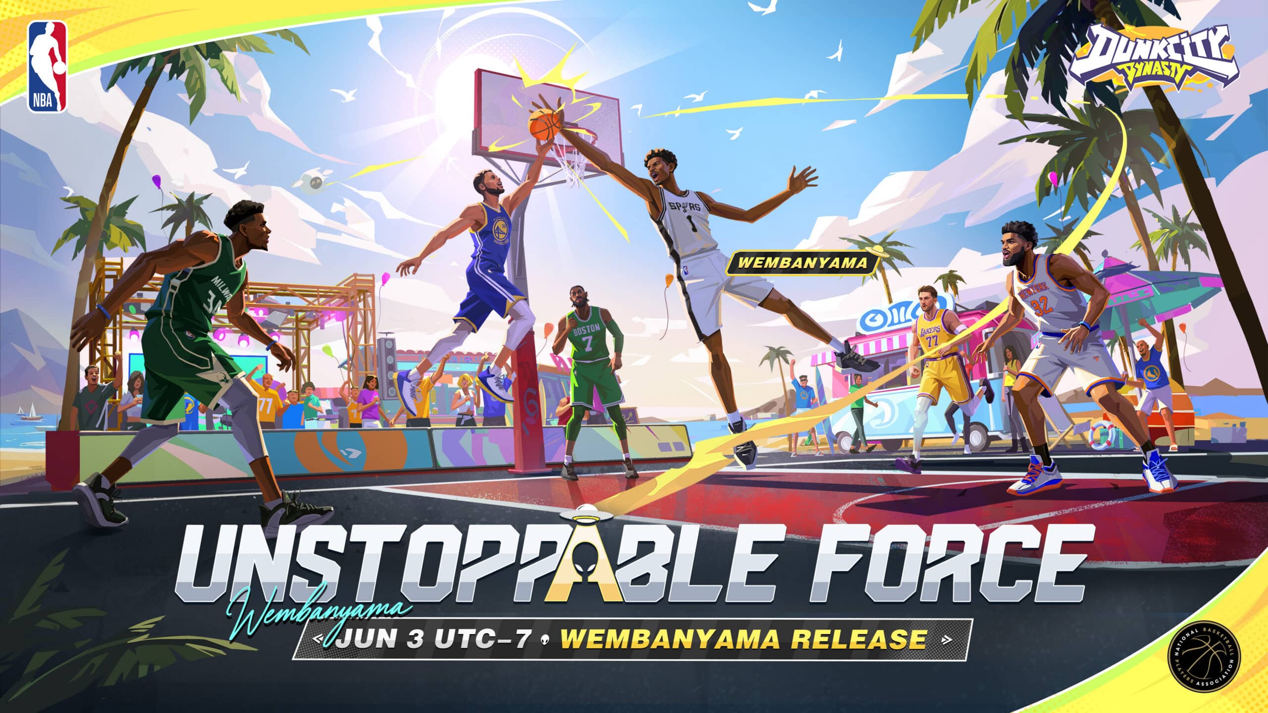 Wembanyama joins Dunk City Dynasty in new summer update