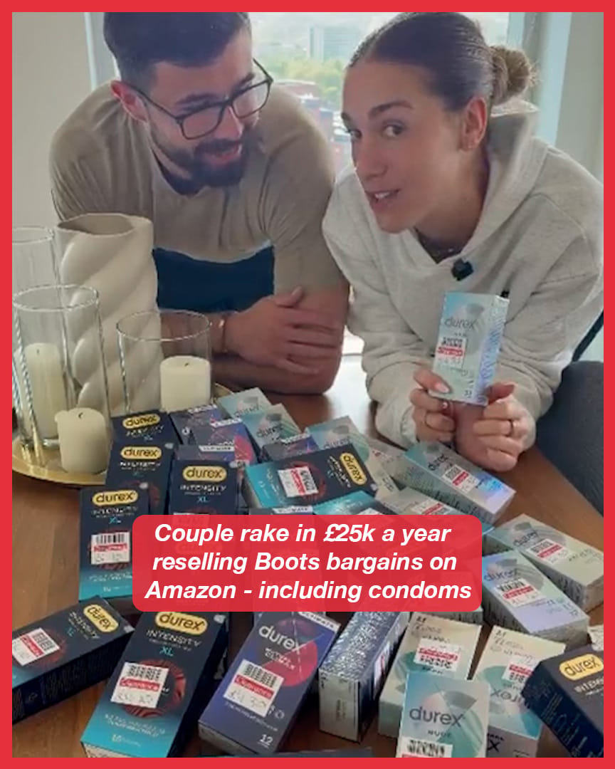 Couple rake in £25k a year reselling Boots bargains on Amazon ...