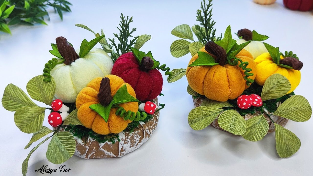 DIY decorations felt and interior design magic