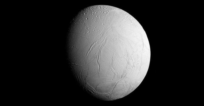 Enceladus may be pulling Saturn’s magnetic shield off center
