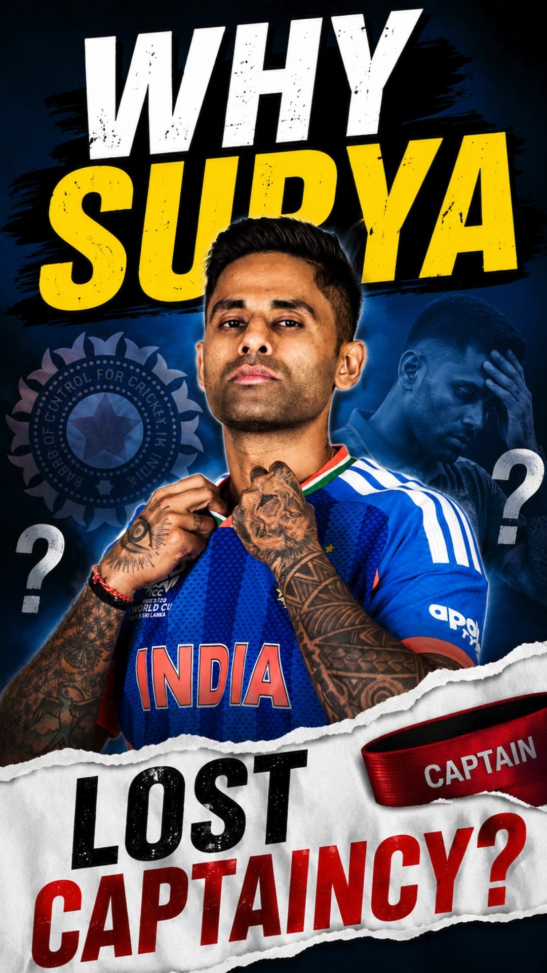 3 reasons why Suryakumar Yadav lost India's T20 captaincy