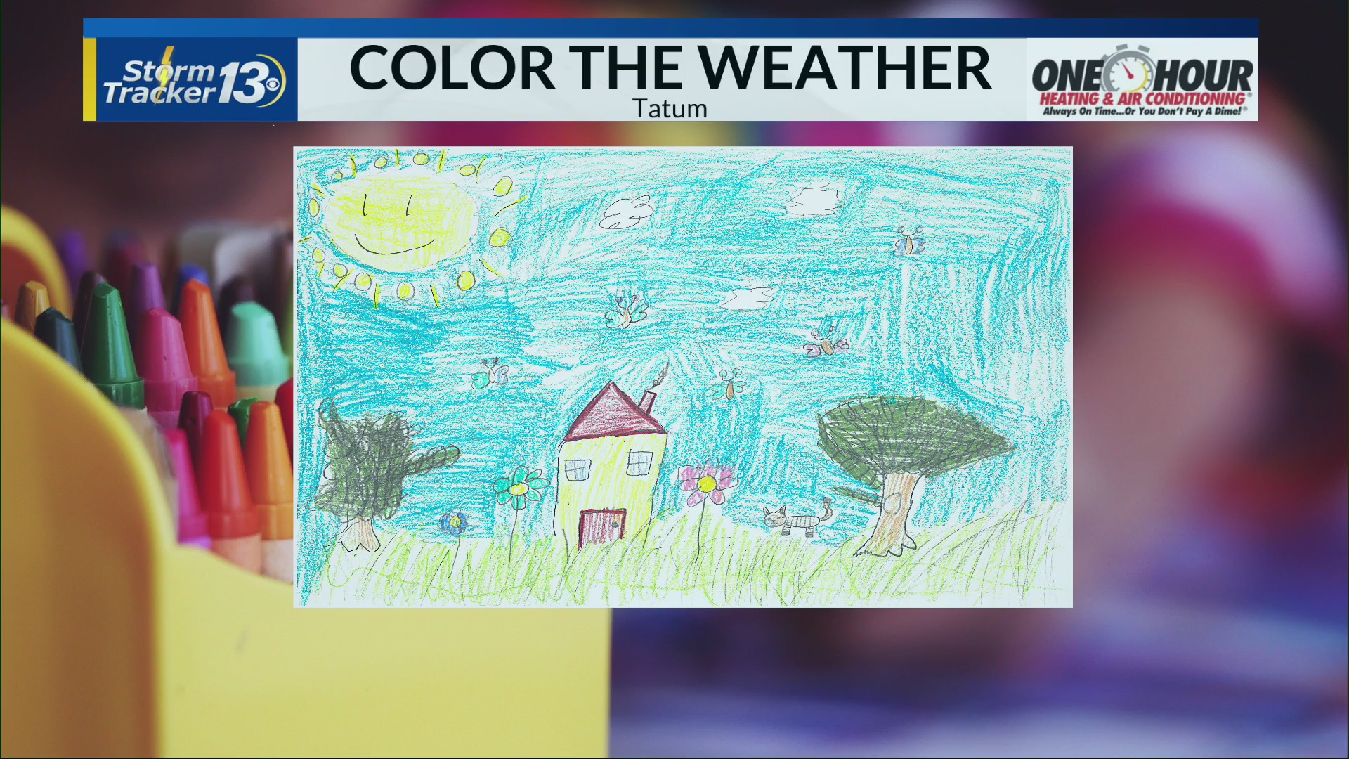 Color the weather: Tatum
