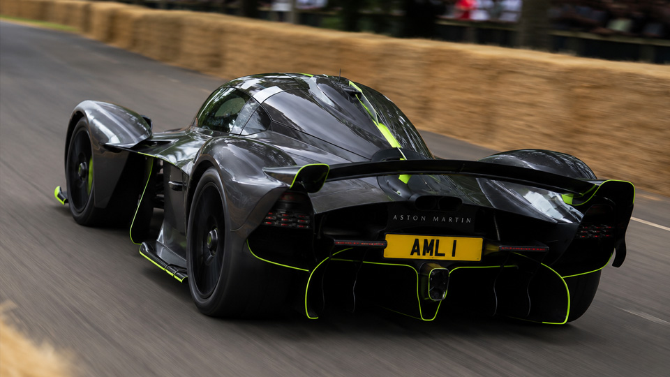 Aston Martin Valkyrie V12 screams at 11,100 RPM Goodwood