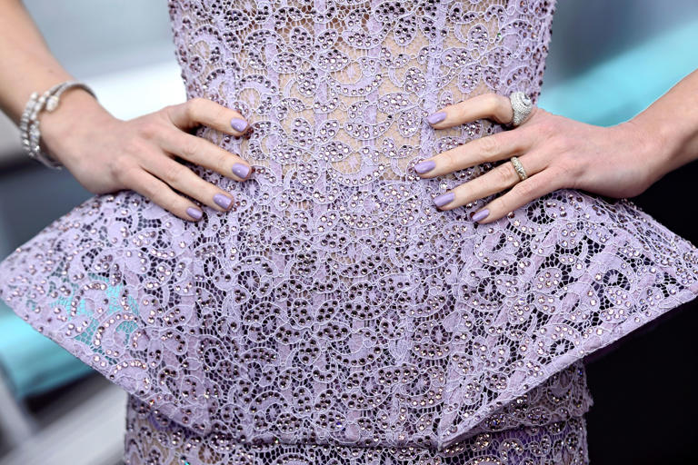 Emily Blunt is taking one of the springiest nail colors into summer