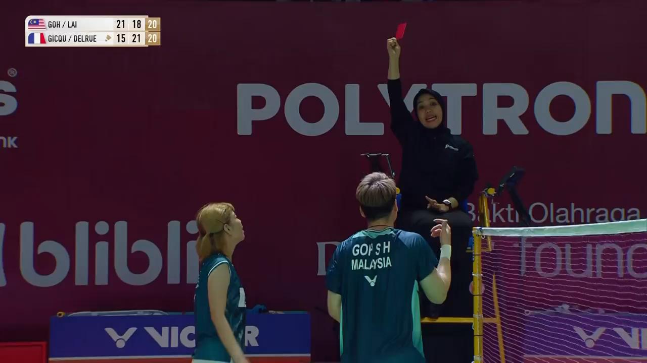 Controversial red card dooms Malaysian mixed doubles duo in Indonesia ...