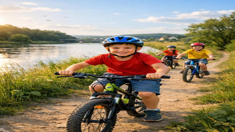 Kids once rode bikes for miles without helmets