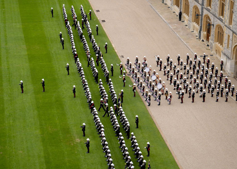 King tells Royal Marines of his 'profound shock' over helicopter tragedy