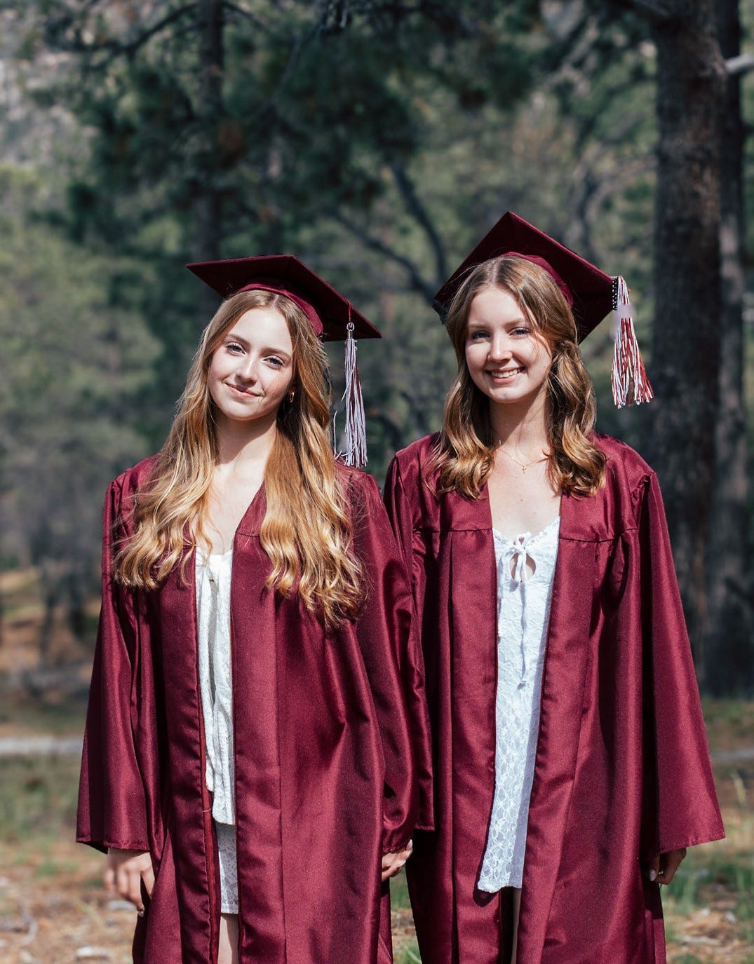 Sister scholars: Local siblings graduate high school and college together