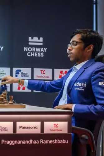 India vs India: R Praggnanandhaa secures stunning win over D Gukesh in ...