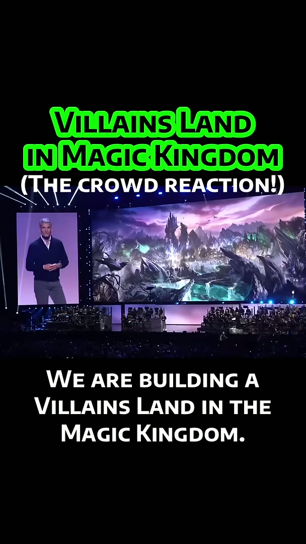 Villains land in Magic Kingdom crowd reaction | D23 2024