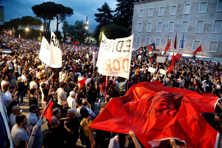 Thousands protest in Albania against island real estate project linked ...
