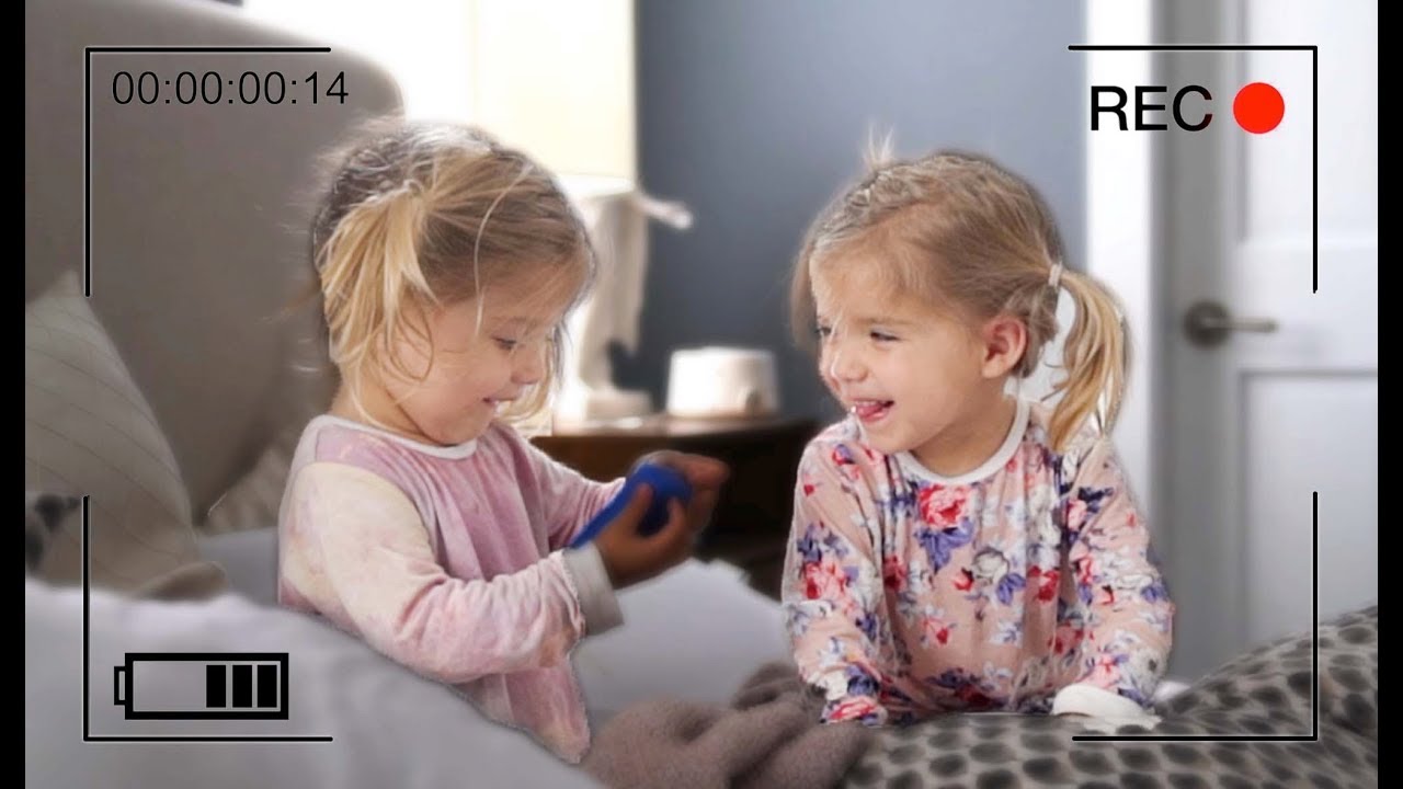 Watch a hidden camera capture what twins do during naptime