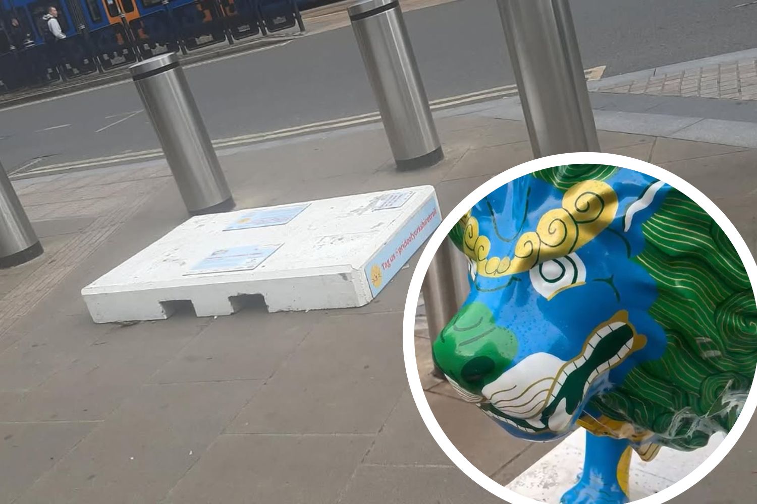 Lion missing from pride of place on Sheffield's Fargate just days ...