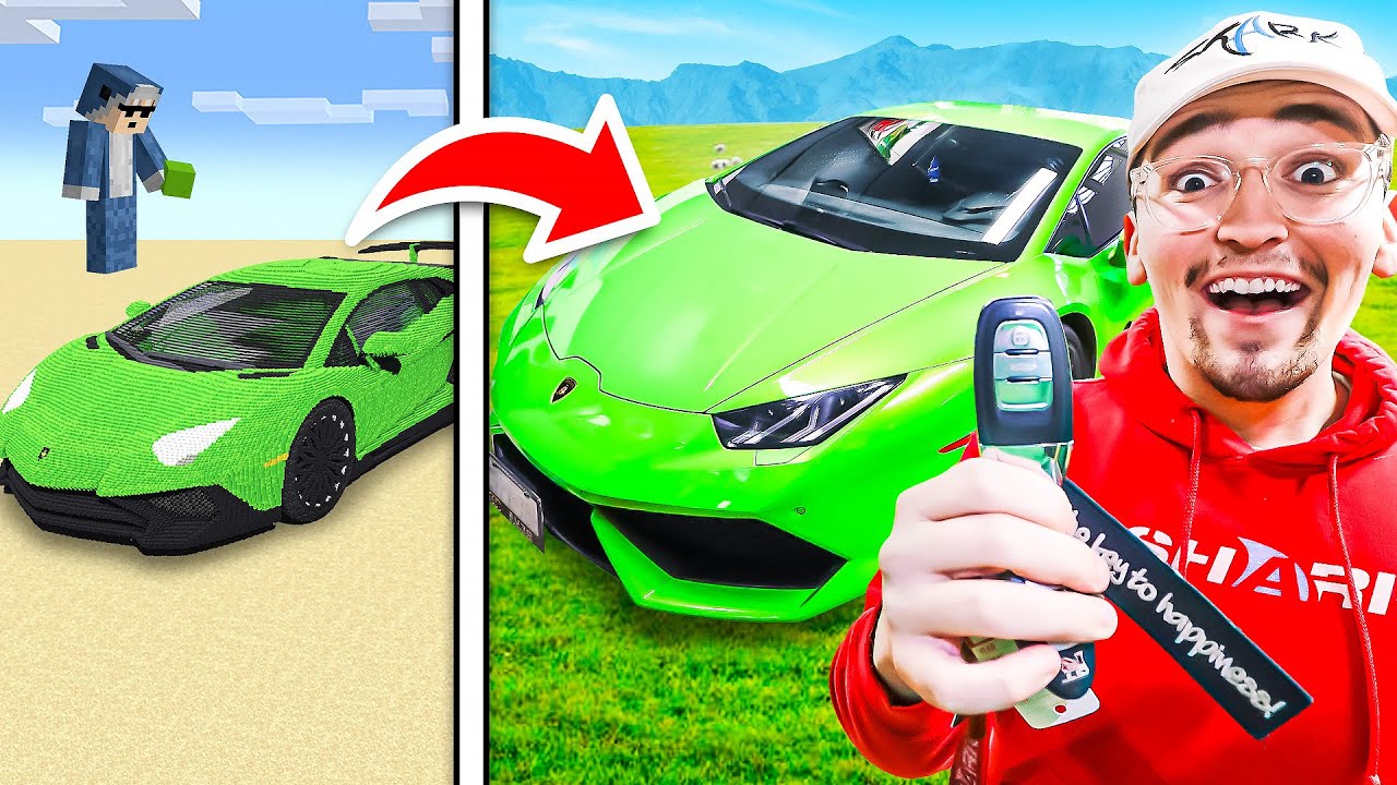 Minecraft, but anything you build you get in real life