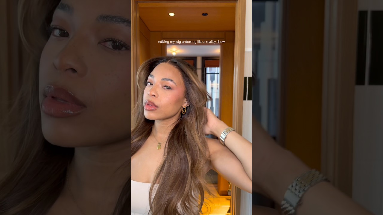 Editing my wig unboxing like a reality show 😭