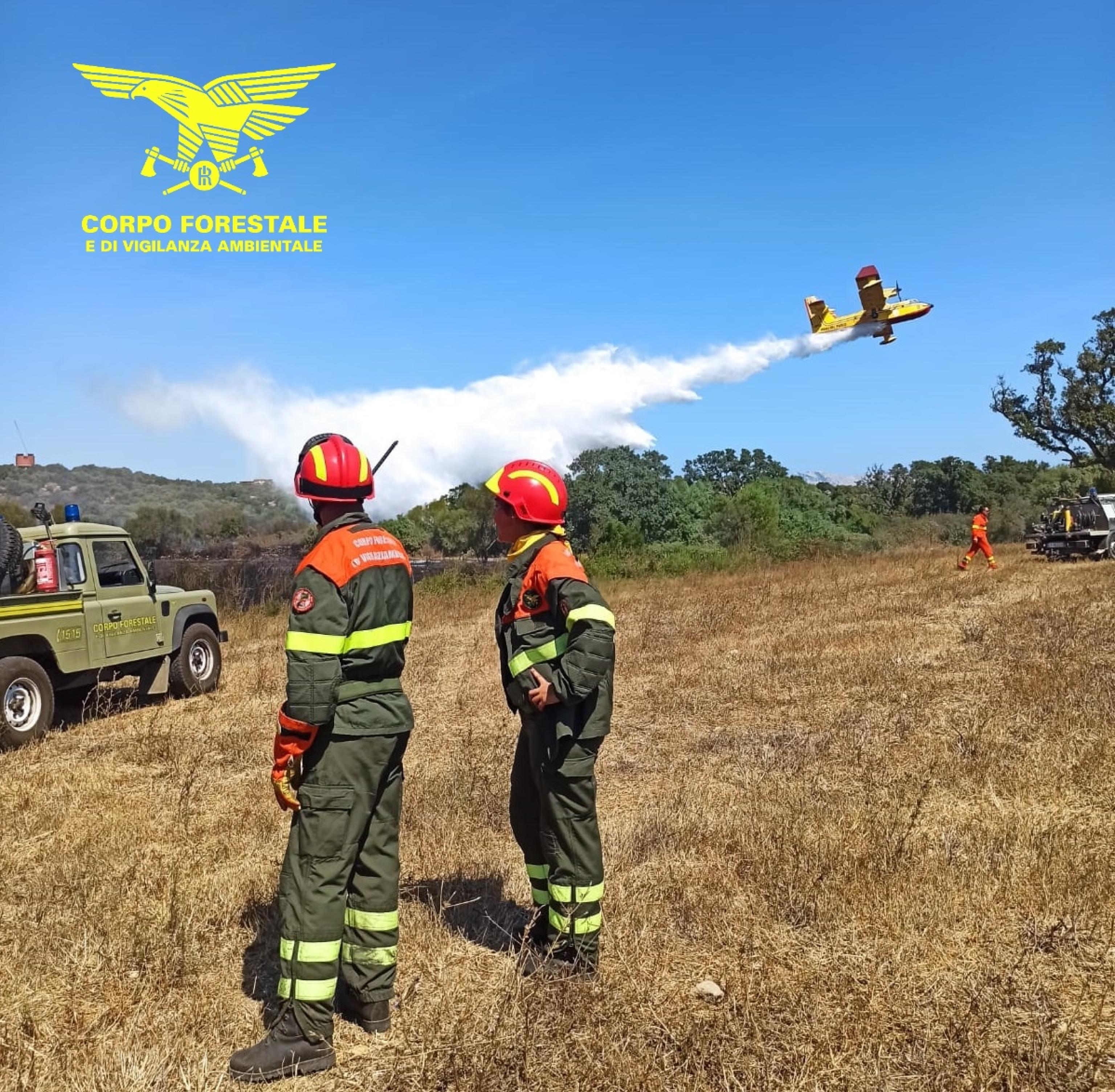 Sardegna aggiorna prescrizioni antincendio, nell'isola attesi 3 Canadair