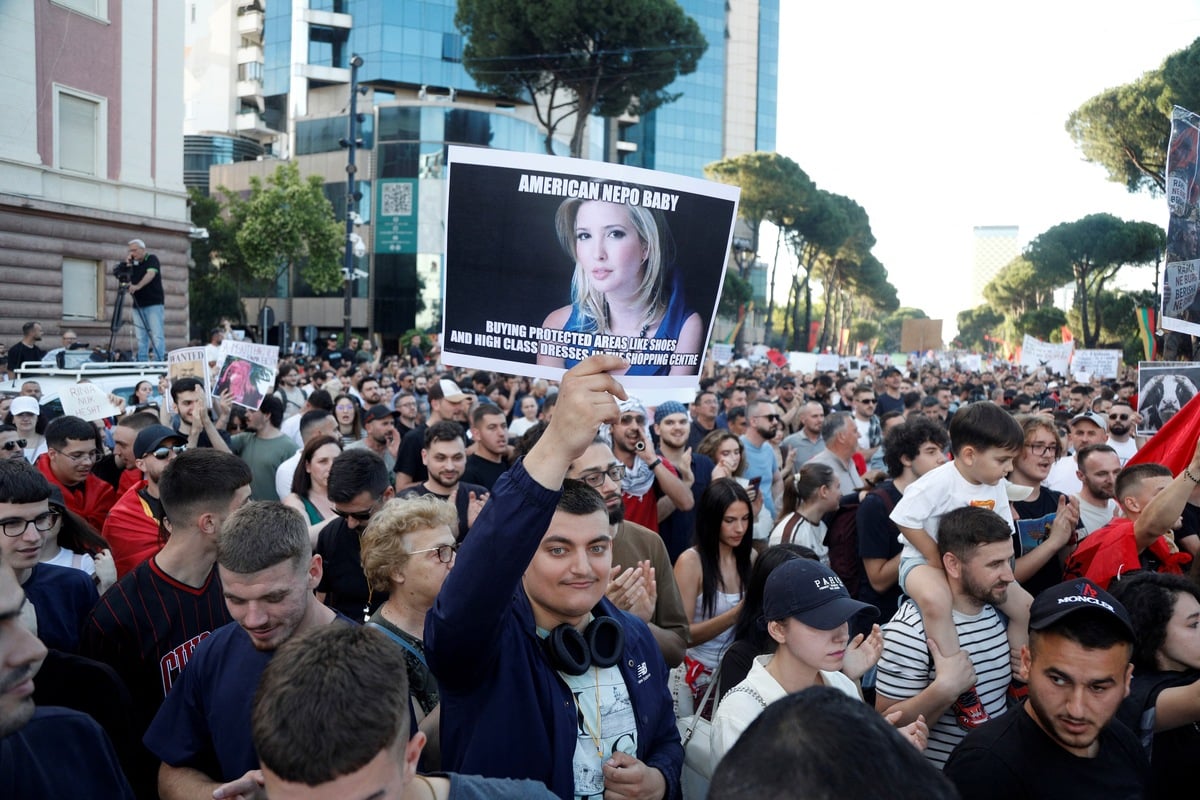 Thousands protest in Albania against island real estate project linked ...