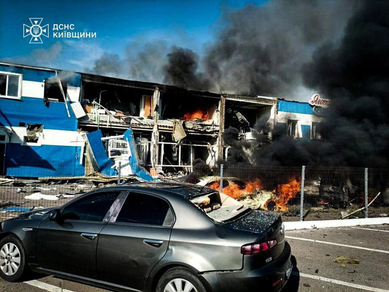 Russian drone attack kills four in Ukraine's Kyiv region, officials say