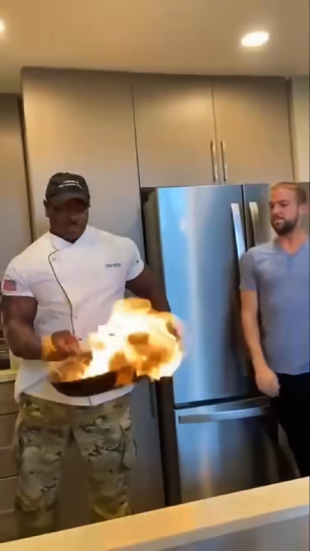 Cooking with fire the Chef Rush way!