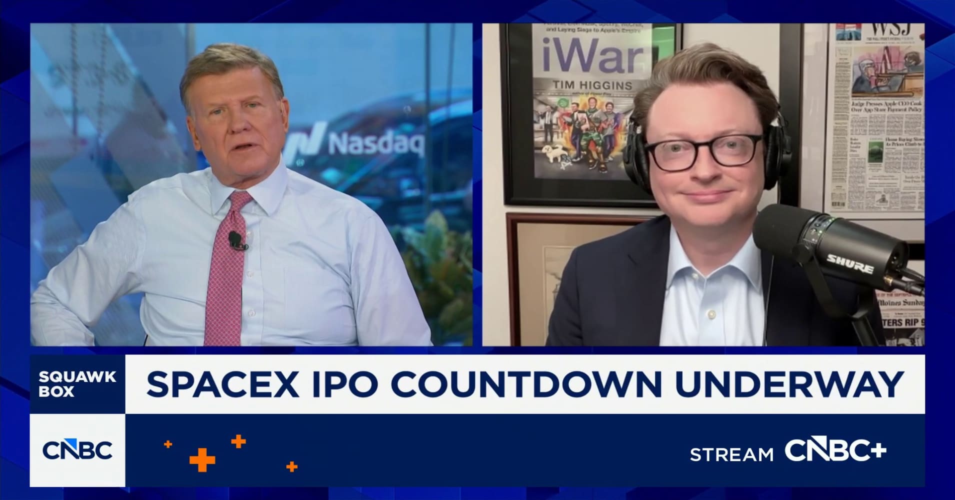 WSJ's Tim Higgins on upcoming SpaceX IPO, Apple WWDC 2026