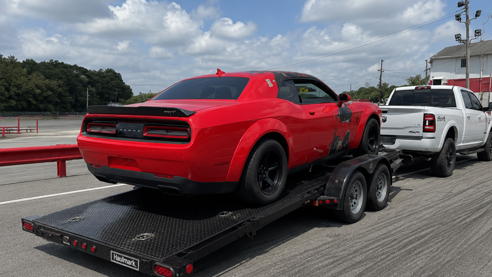 A manual Dodge Demon becomes a big problem