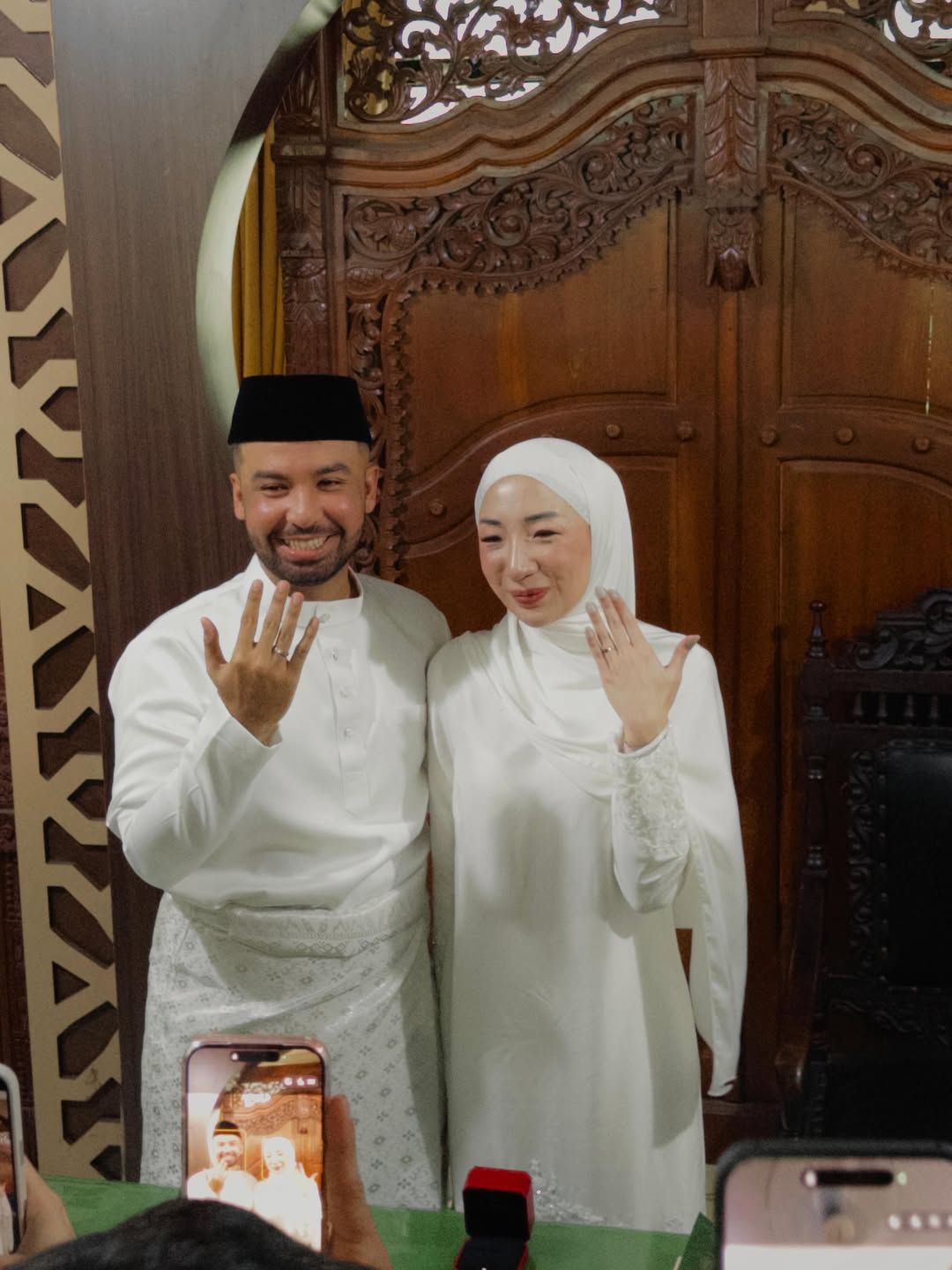Selamat! Hassan Alaydrus dan Audrey Jesslyn menikah di KUA